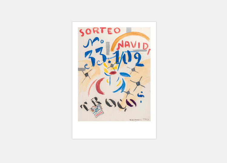 Rafael Barradas Arrow Man Postcard: Poster (1917) – Malba Tienda